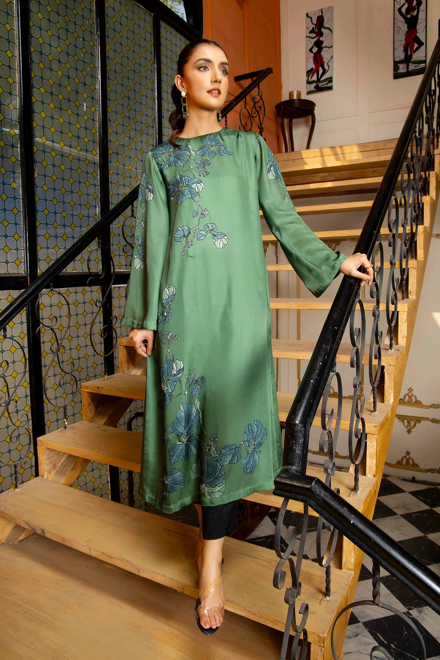 JADE FLOW (AD0007) - Discover Quality & Style: Shamoze Silk